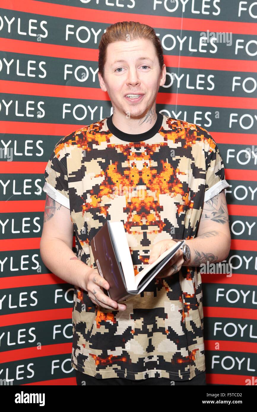 British rapper Professor Green signs copies of his autobiography 'Lucky ...