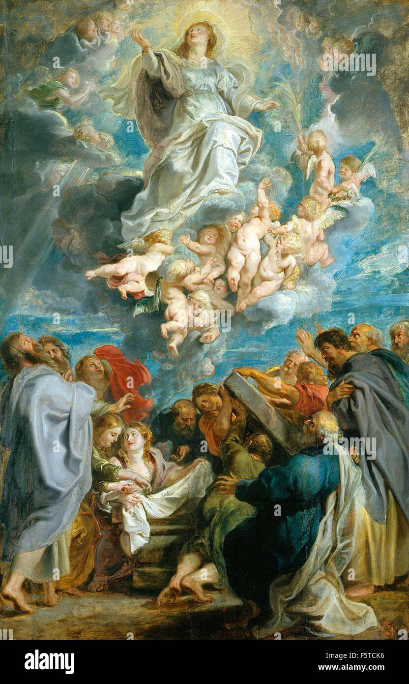 Peter Paul Rubens - The Assumption of the Virgin Stock Photo - Alamy