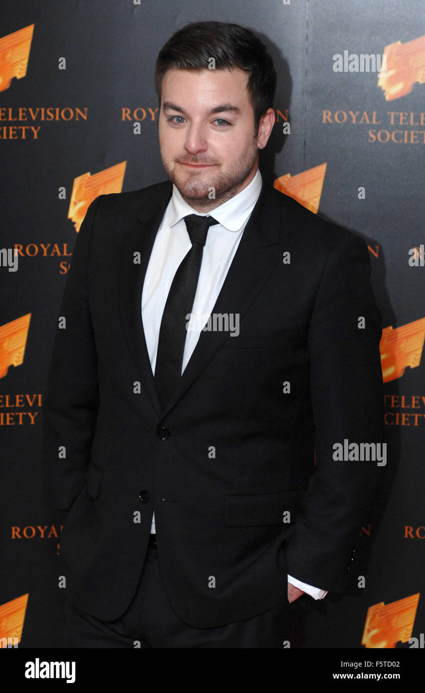 London, UK. Alex Brooker at the RTS Programme Awards at Grosvenor House ...