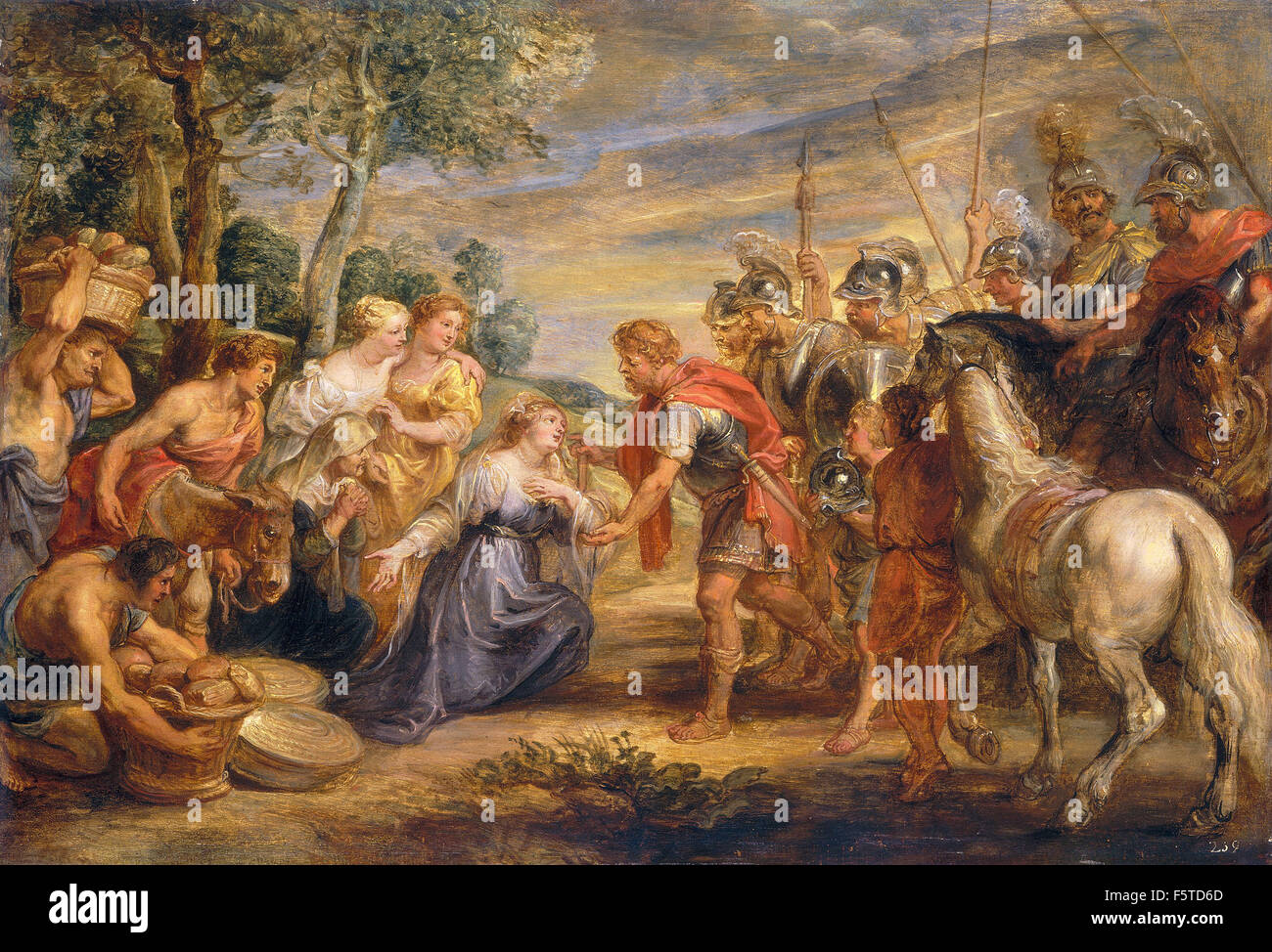 Peter Paul Rubens - The Meeting of David and Abigail Stock Photo - Alamy