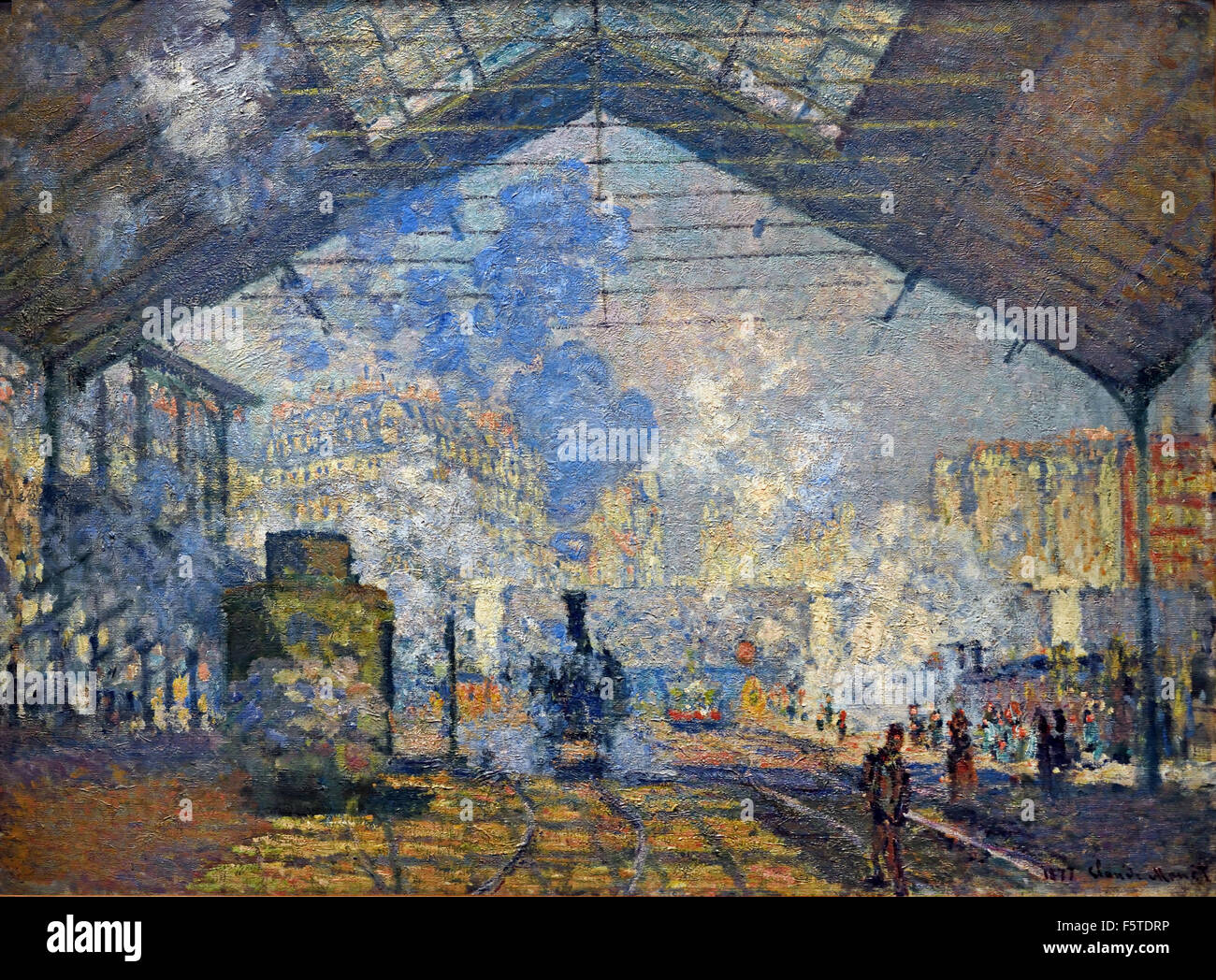 La gare Saint Lazare - The Gare Saint-Lazare 1877 Claude Monet 1840 ...