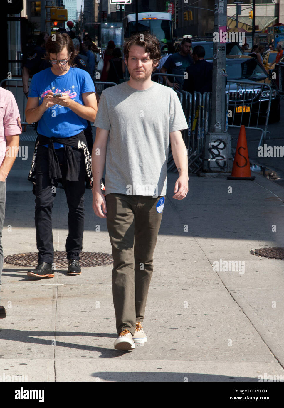 Celebrity Guest attend the first taping of the Late Show with Stephen ...