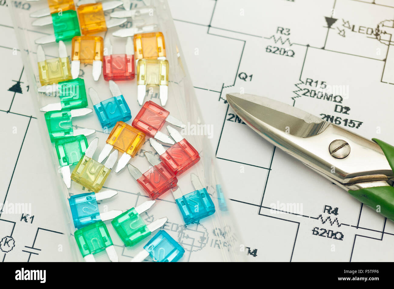 Car break diagram hi-res stock photography and images - Alamy