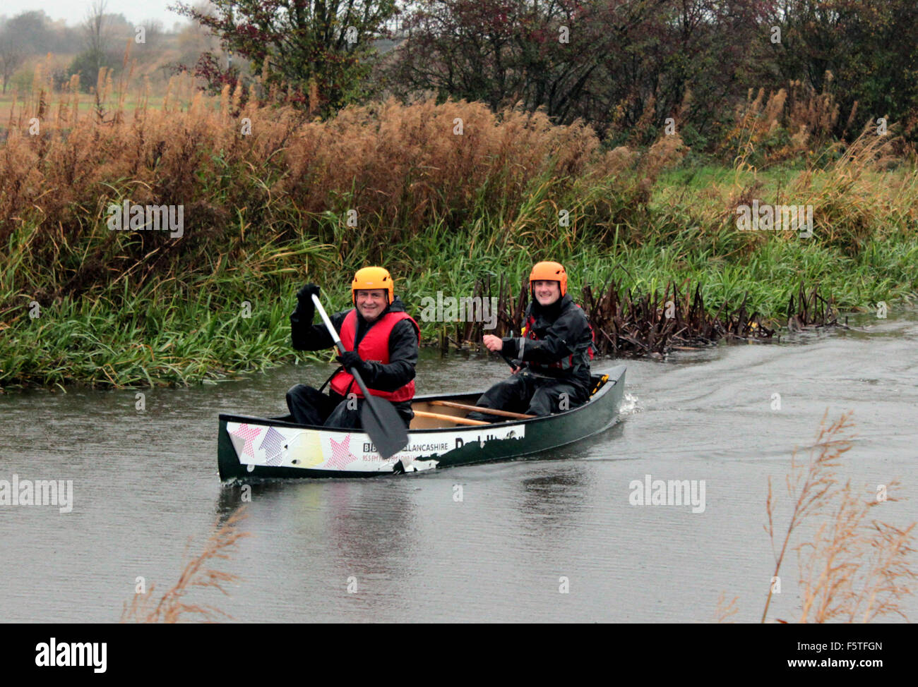 West Lancashire, UK. 09th Nov, 2015. The BBC Radio Lancashire breakfast ...