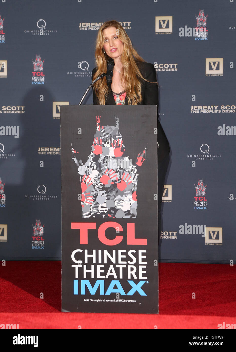 Jeremy Scott and Katy Perry Hand Print Ceremony at TCL Chinese IMAX ...