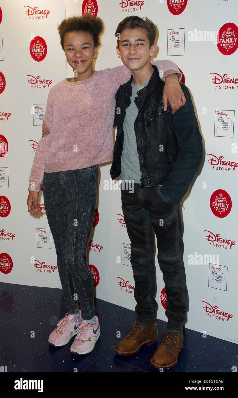 London, UK. India Ria Amarteifio and Georgie Farmer at the Disney 'From ...