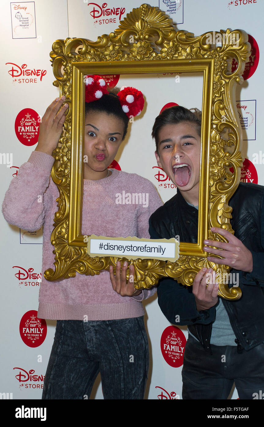London, UK. India Ria Amarteifio and Georgie Farmer at the Disney 'From ...