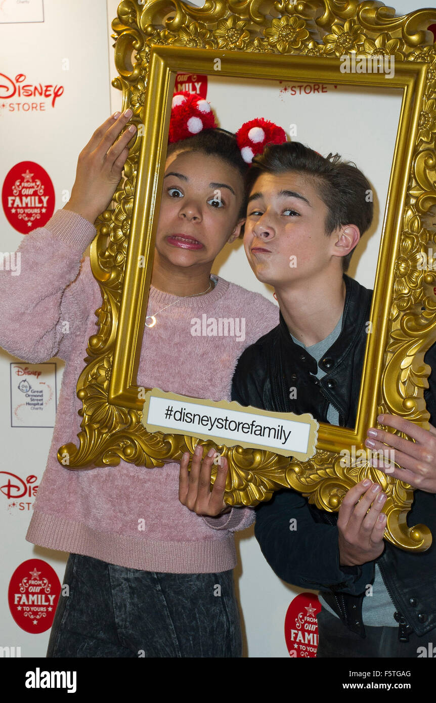London, UK. India Ria Amarteifio and Georgie Farmer at the Disney 'From ...