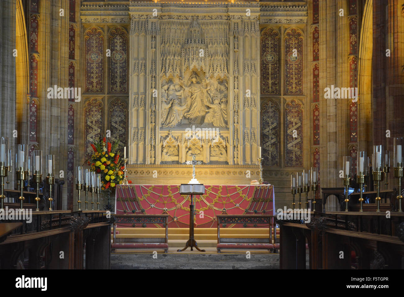 Church of england architecture british building chancel hi-res stock ...