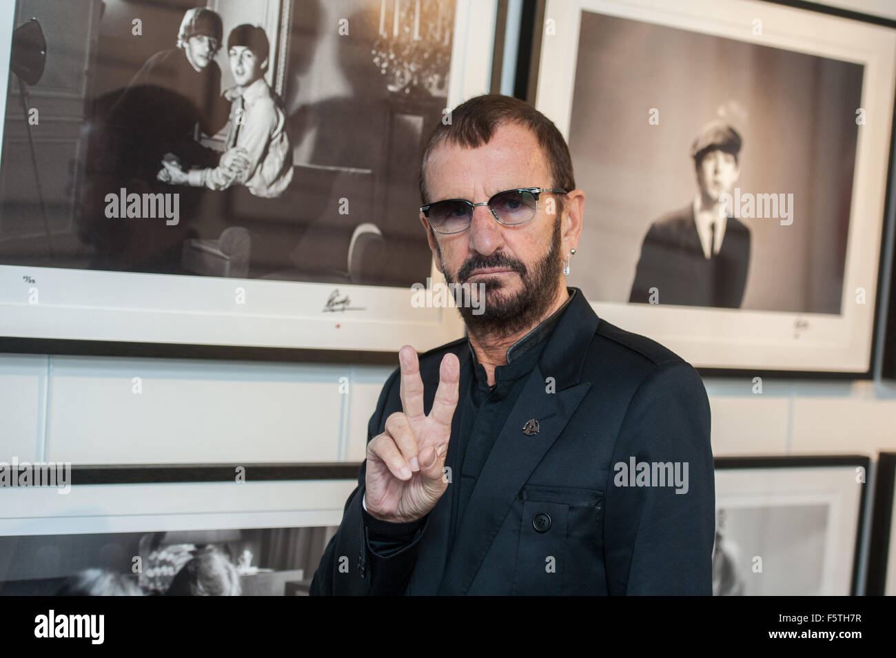 Ringo Starr opens a display of his photographs charting his childhood ...