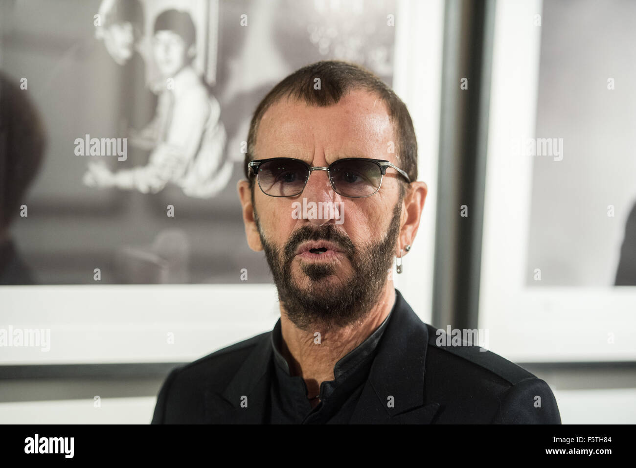 Ringo Starr opens a display of his photographs charting his childhood ...