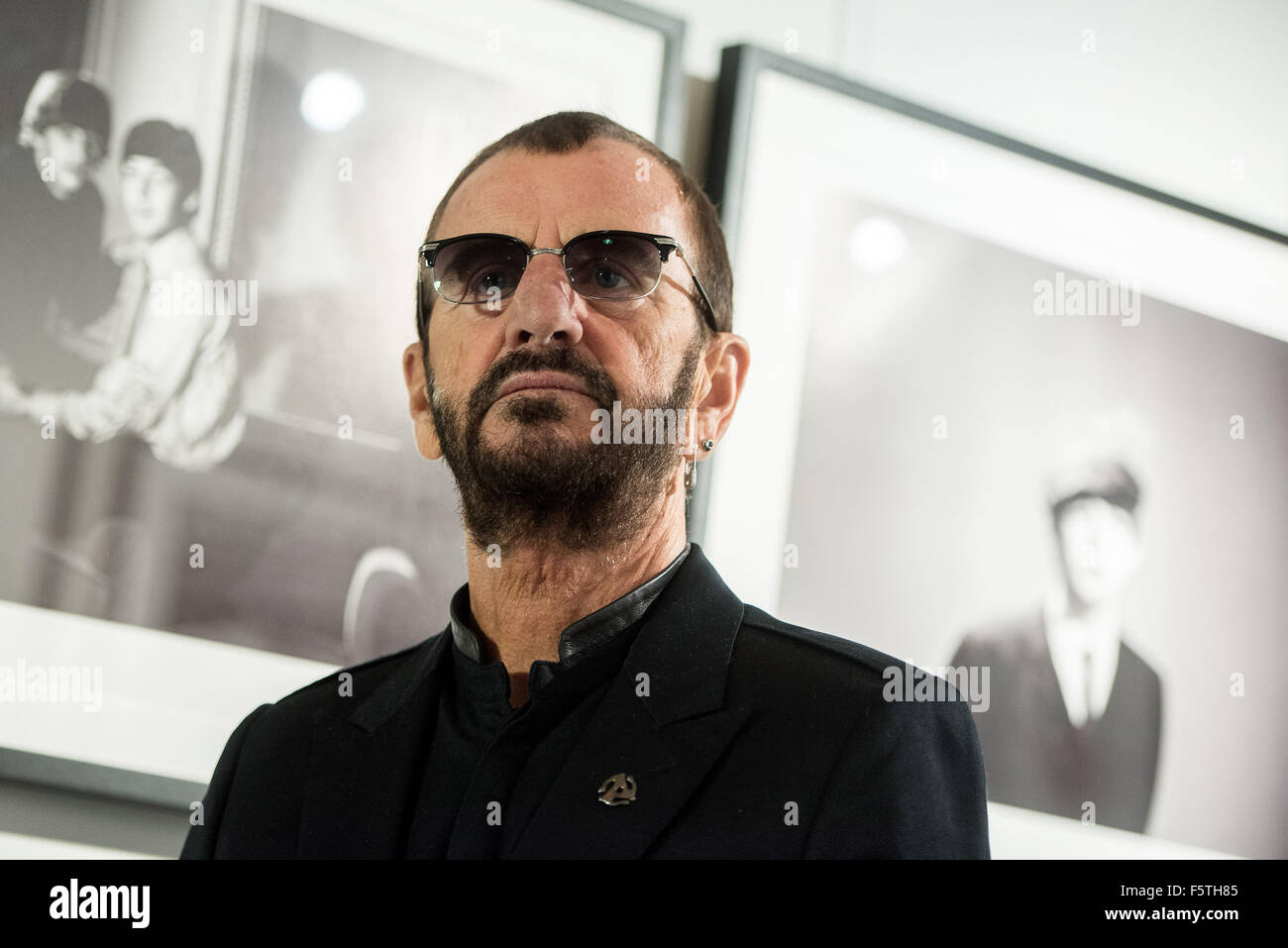 Ringo Starr opens a display of his photographs charting his childhood ...