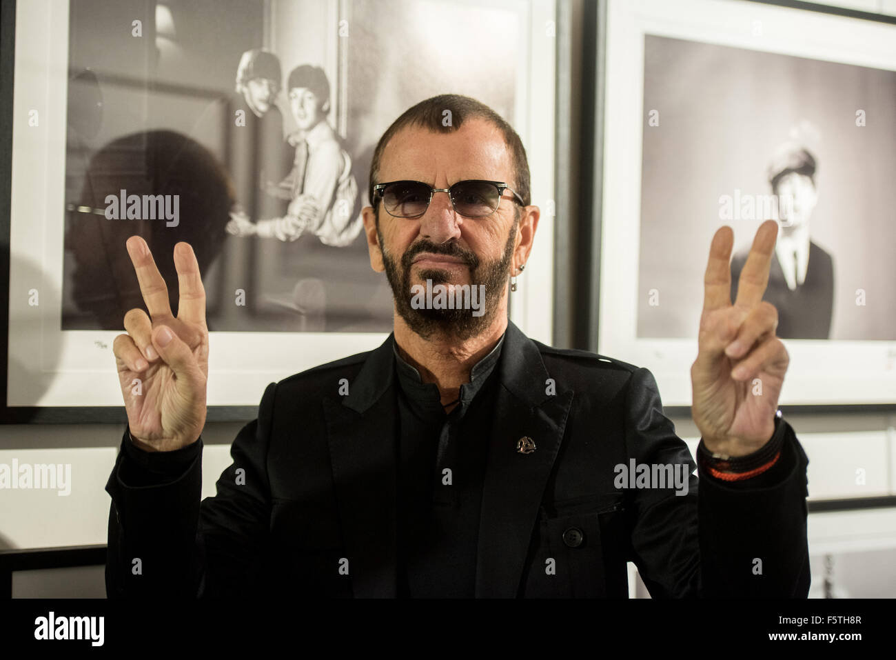 Ringo Starr opens a display of his photographs charting his childhood ...