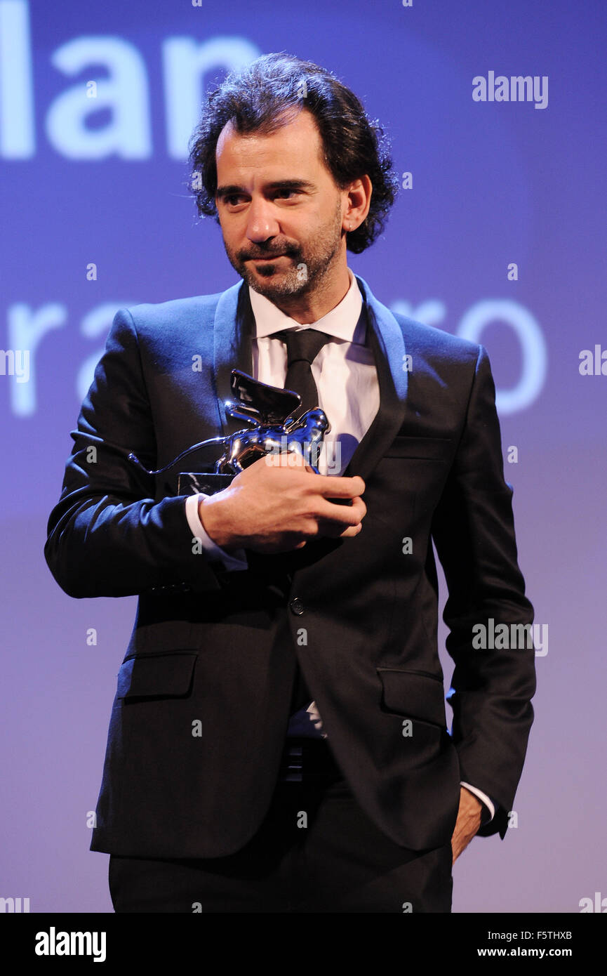72nd Venice Film Festival - Awards Ceremony Pablo Trapero receives the ...