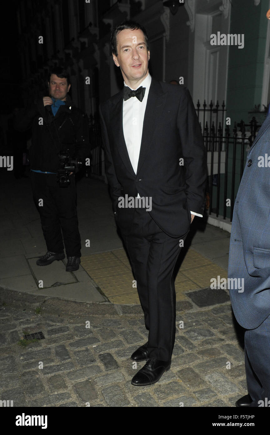 Celebrities at party aftershow for GQ Awards Featuring: George Osborne ...