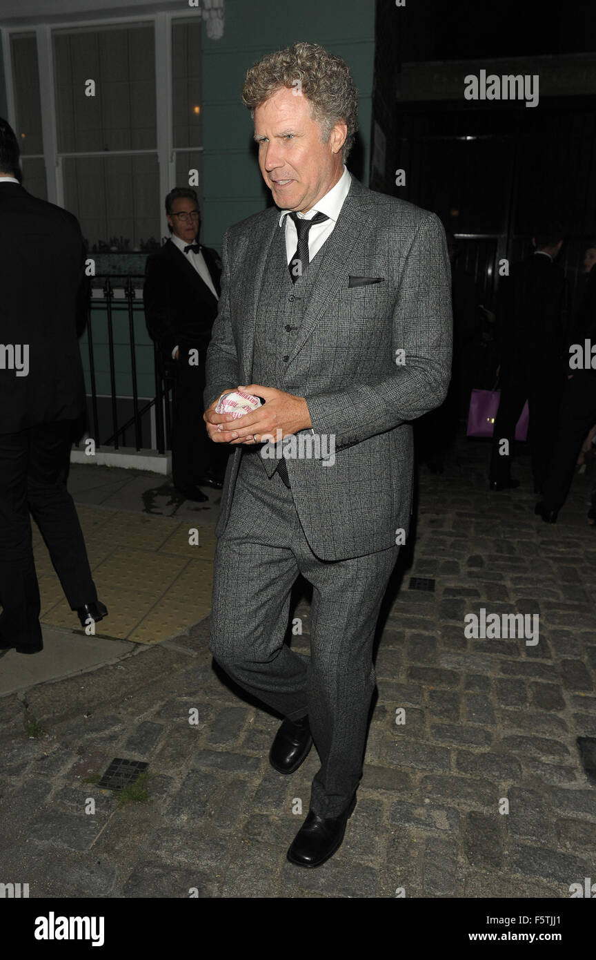 Celebrities at party aftershow for GQ Awards Featuring: Will Ferrell ...