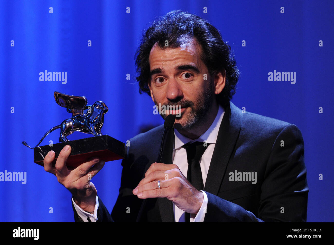 72nd Venice Film Festival - Awards Ceremony Pablo Trapero receives the ...