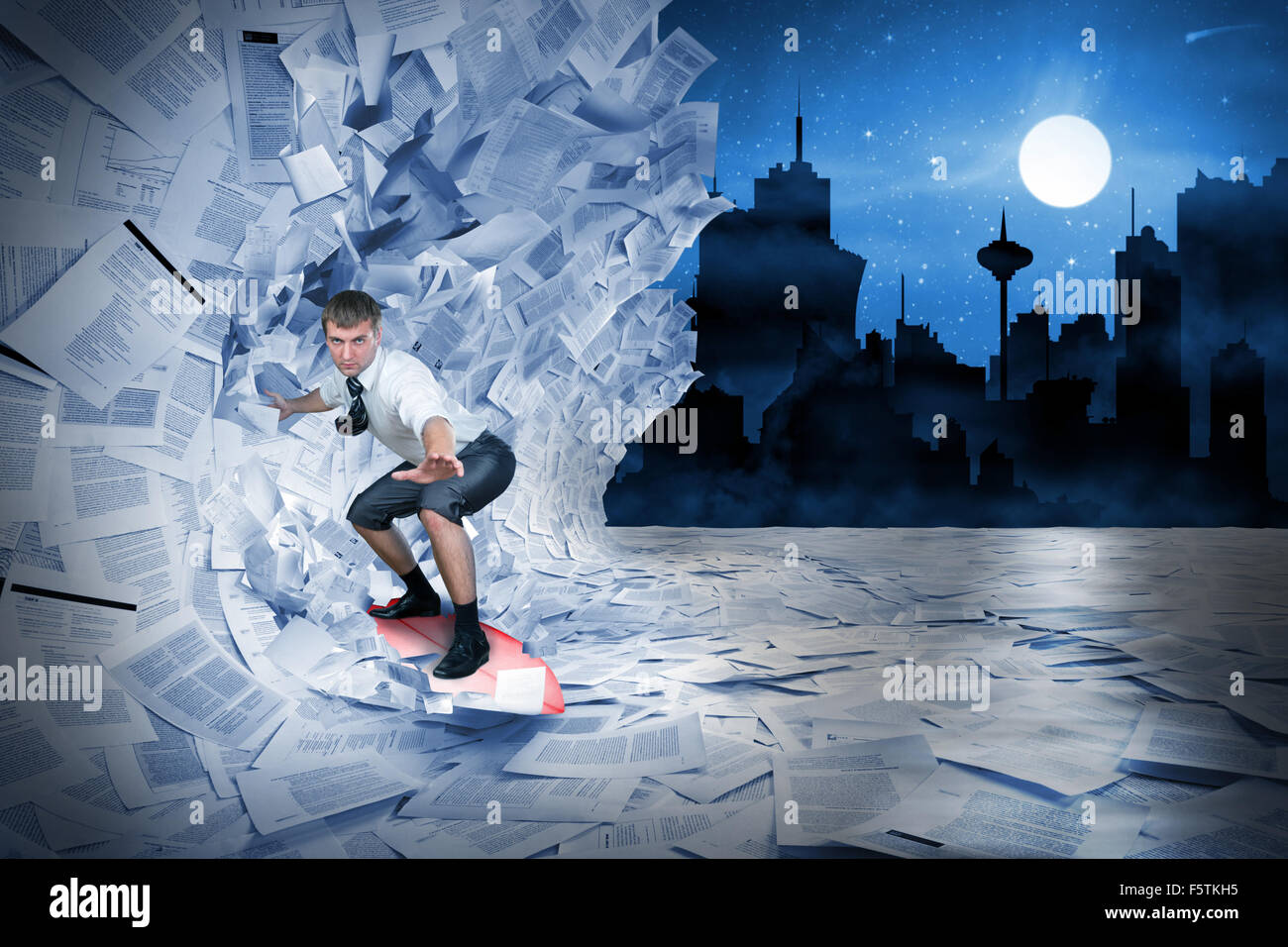 Wave of the documents hi-res stock photography and images - Alamy