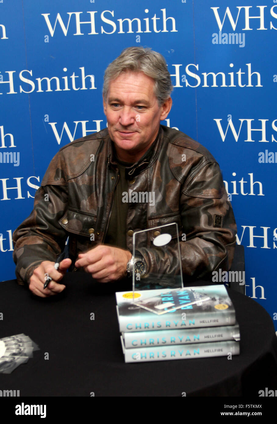 Former SAS soldier Chris Ryan promoting his new book 'Hellfire' in ...