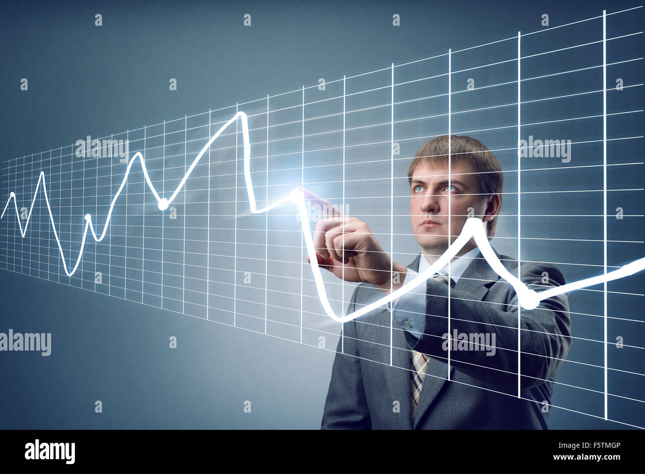 Hand drawing chart isolated hi-res stock photography and images - Alamy