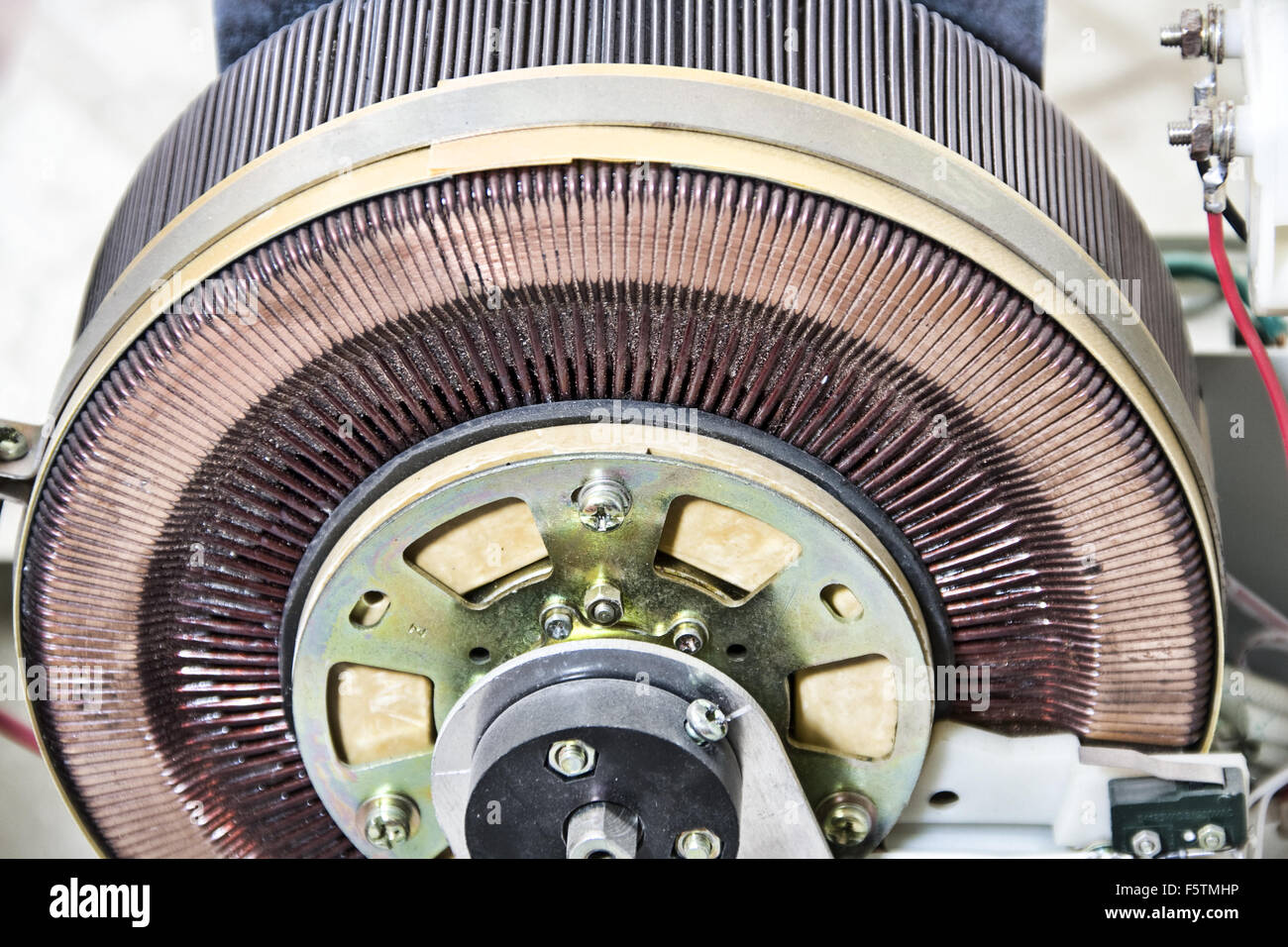 Electric transformer. Close-up Stock Photo - Alamy