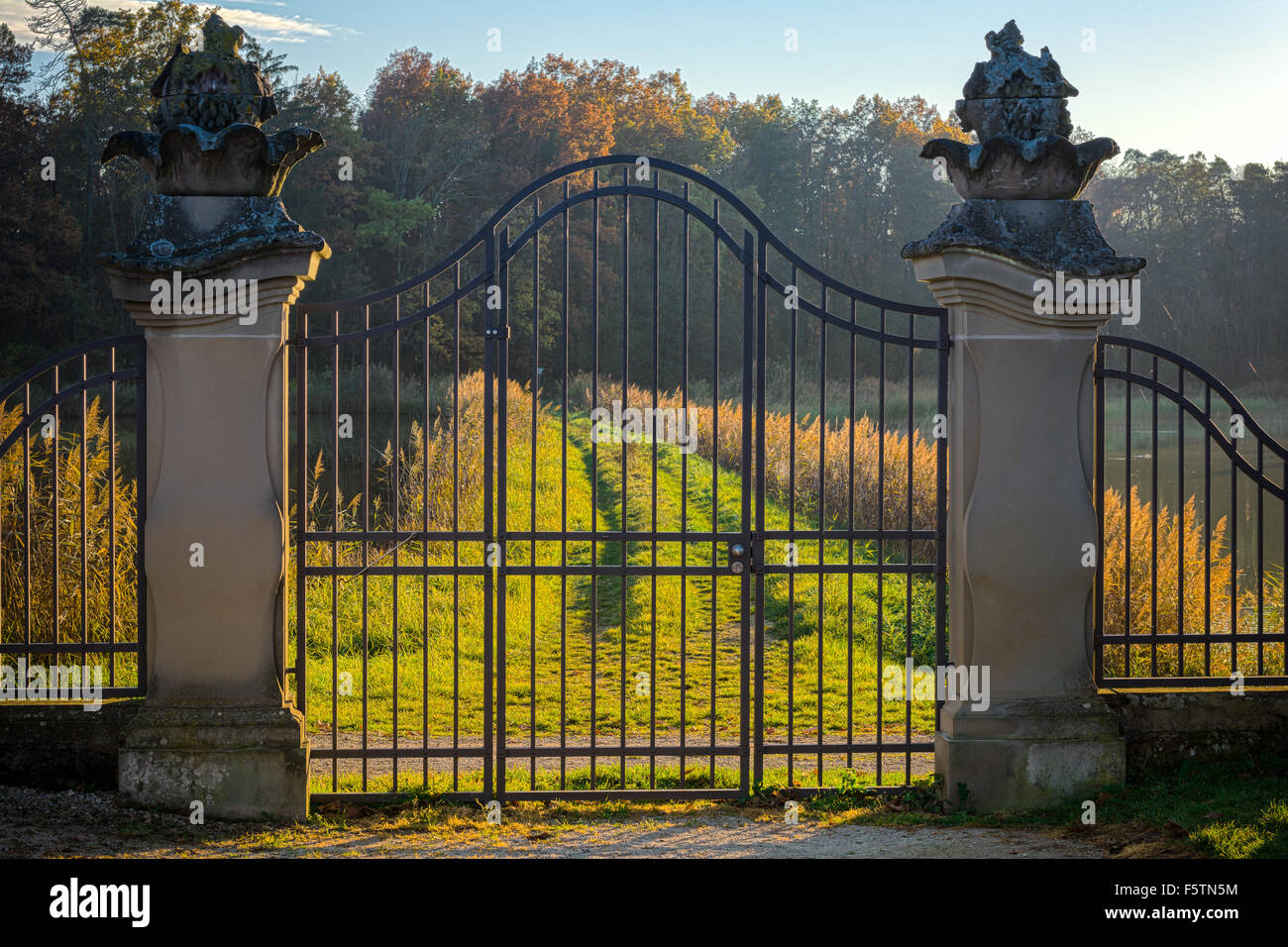The gardens of the Seehof Palace in Memmelsdorf , Bamberg, Germany ...