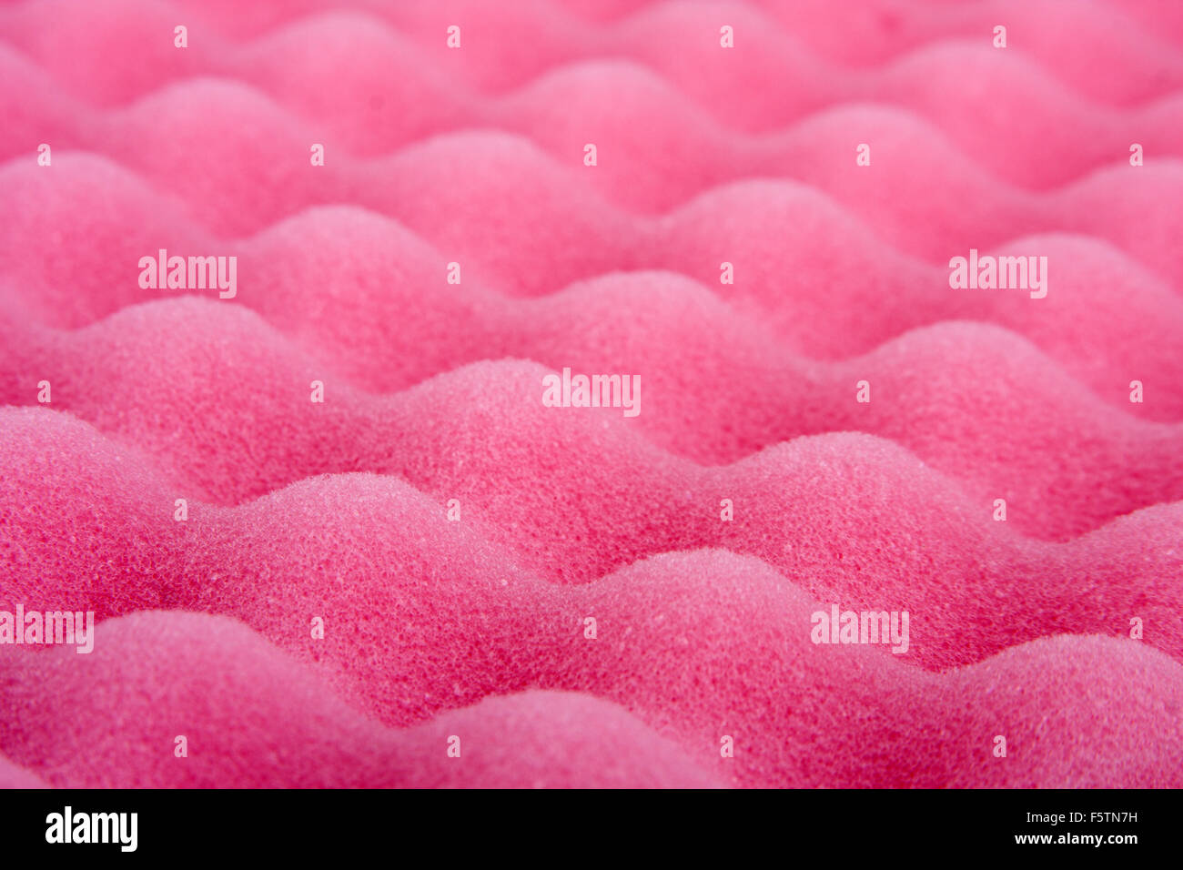 Close-up of pink cleaning sponge. Perspective view Stock Photo - Alamy