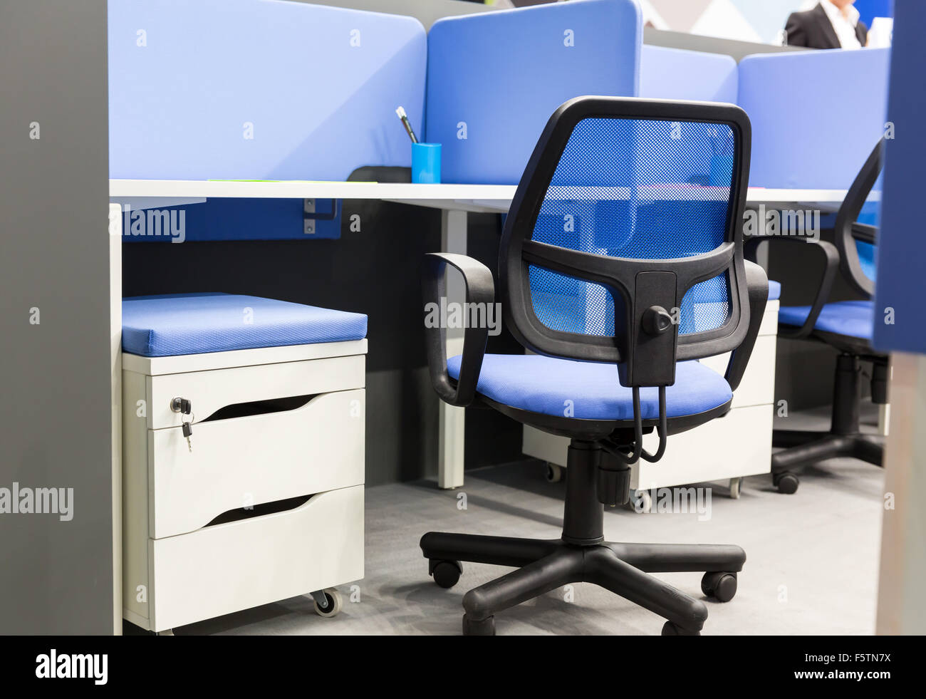 Closeup of office work place Stock Photo - Alamy