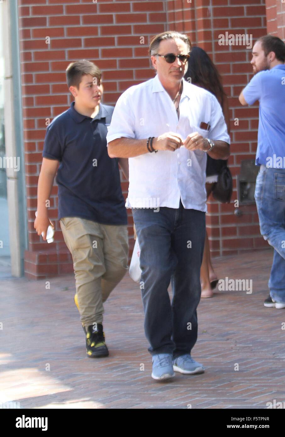 Andy Garcia takes his son shopping in Beverly Hills Featuring: Andy ...