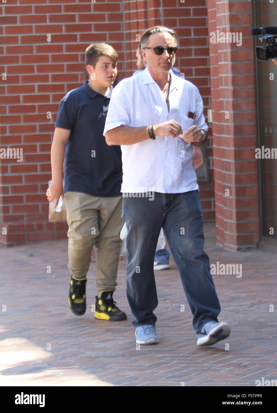 Andy Garcia takes his son shopping in Beverly Hills Featuring: Andy ...