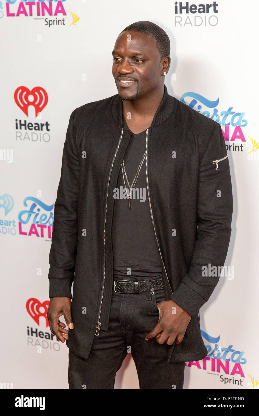 Miami, Florida, USA. 7th Nov, 2015. Rapper AKON walks the red carpet ...