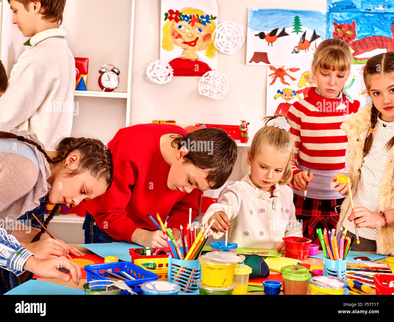Children in kindergarten Stock Photo - Alamy Children in kindergarten Stock Photo - Alamy