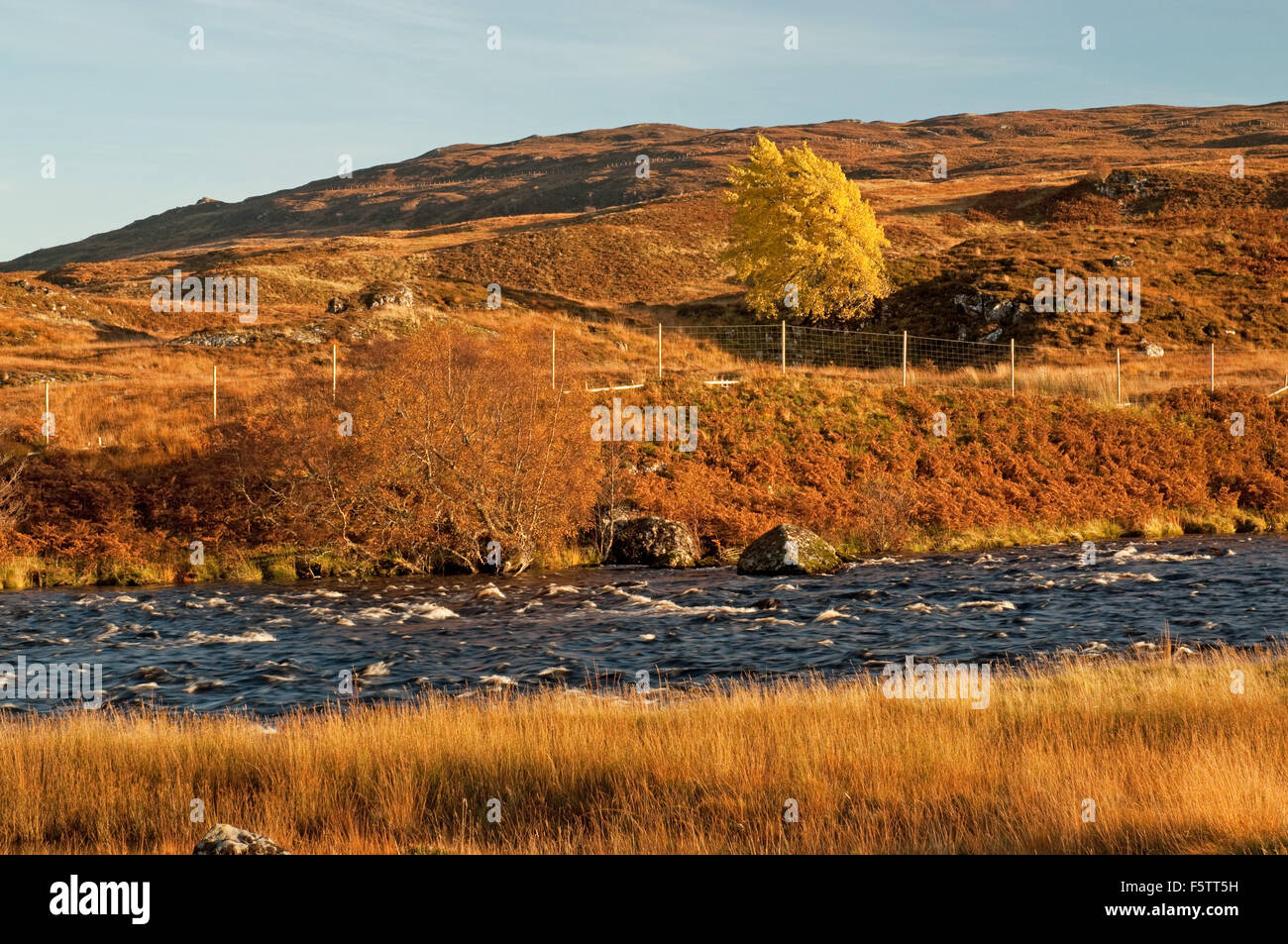 River Gaur on Rannoch Moor Stock Photo - Alamy