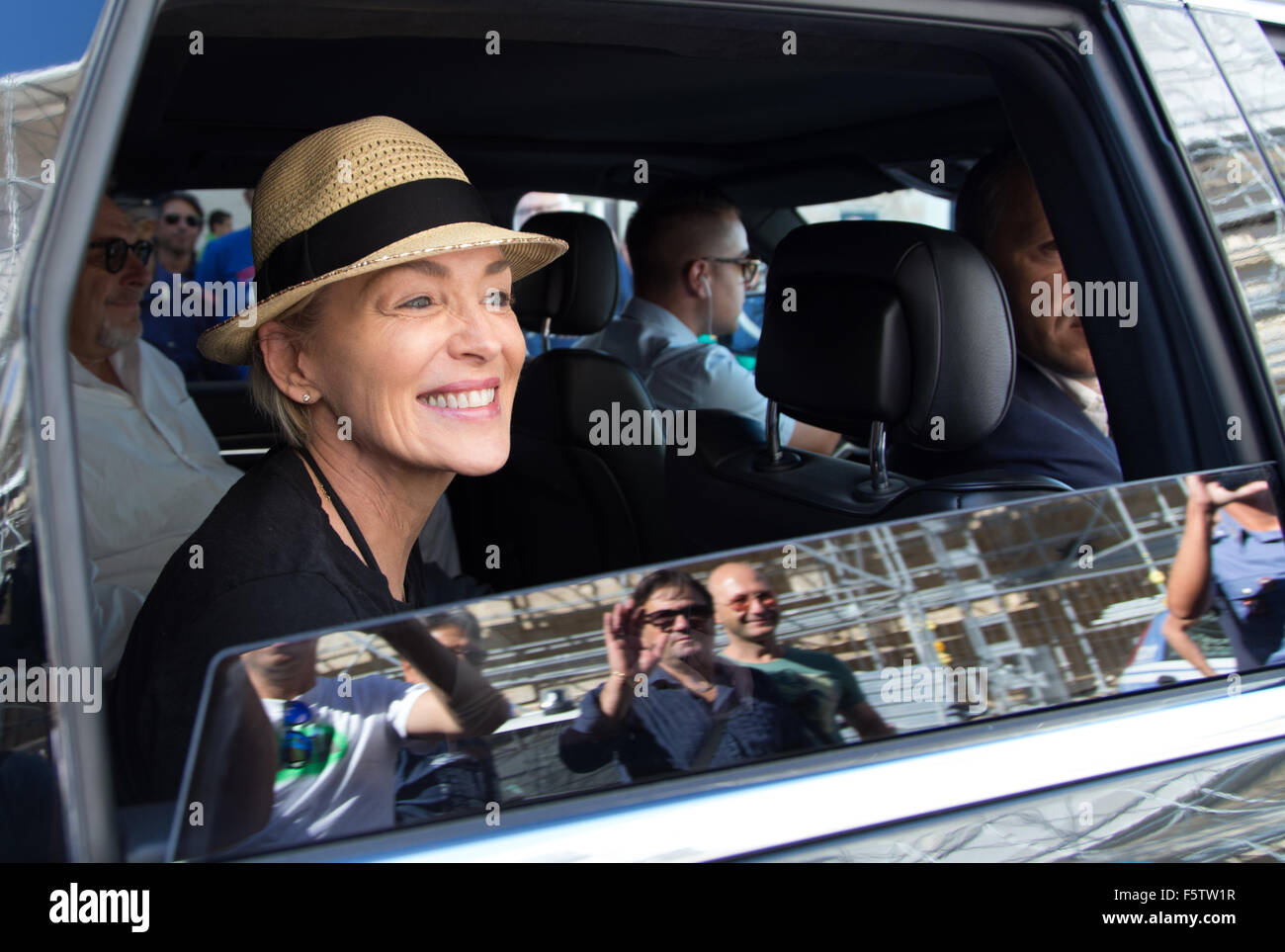 Sharon Stone out in Milan Featuring: Sharon Stone Where: Milan, Italy ...