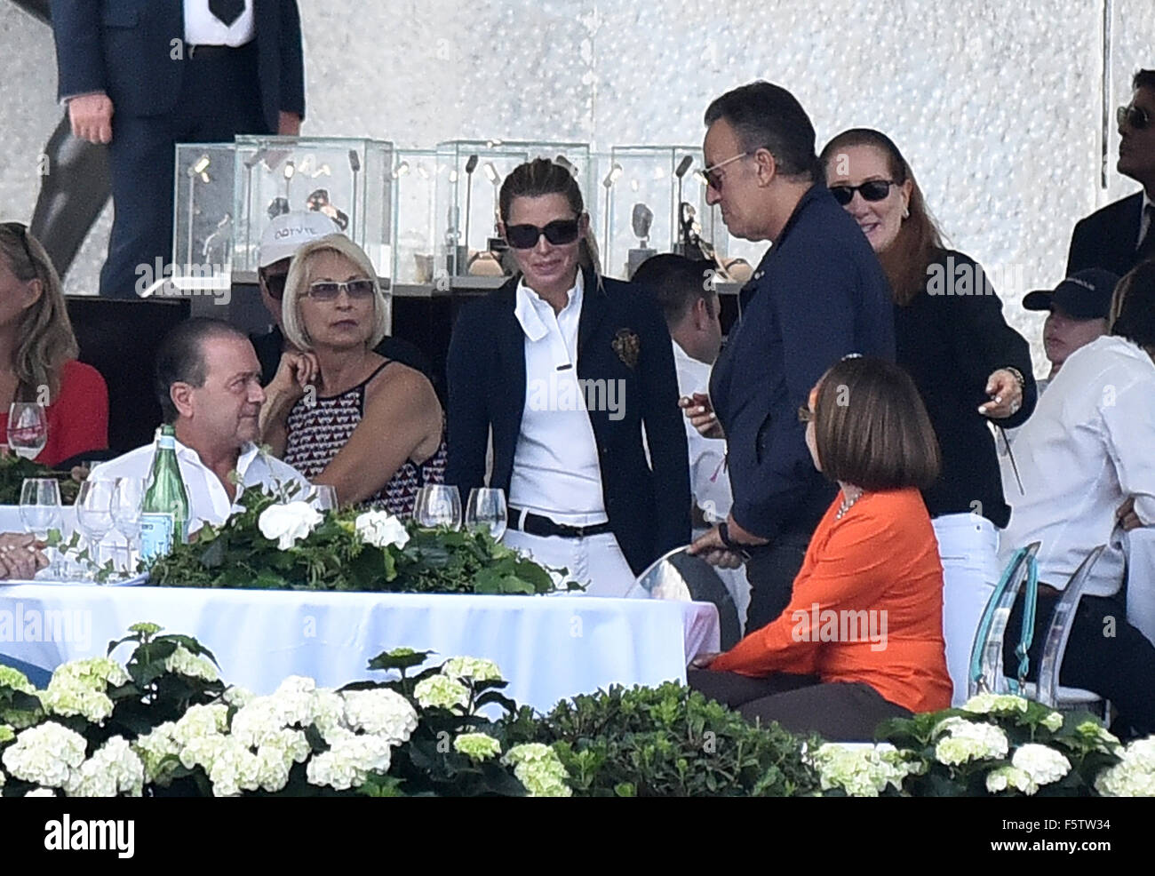 Jessica Springsteen competes during the Longines Global Champions Tour ...