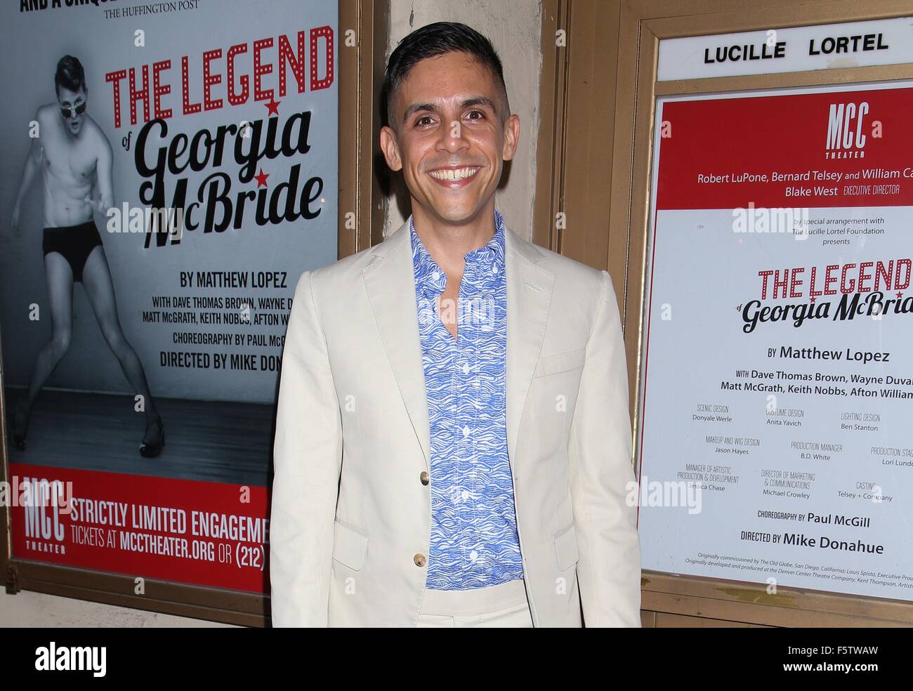 Opening night for The Legend of Georgia McBride at the Lucille Lortel ...
