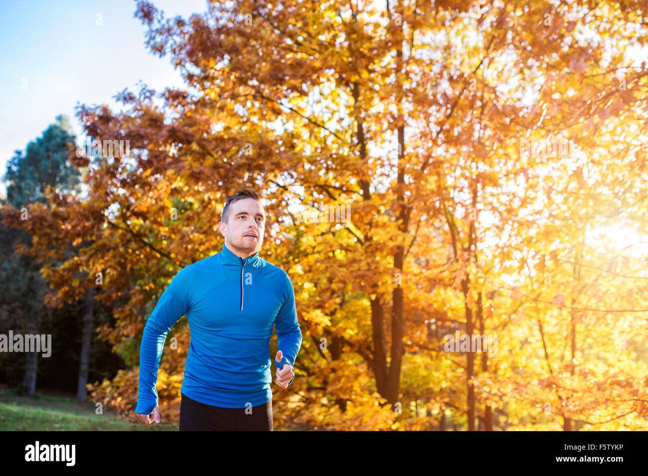 Young handsome runner Stock Photo - Alamy