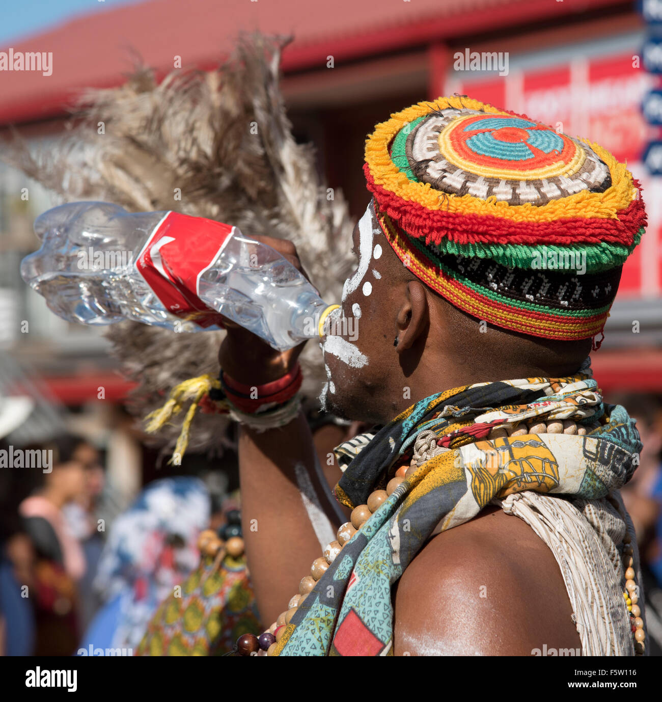 African man drinking from water hi-res stock photography and images - Alamy