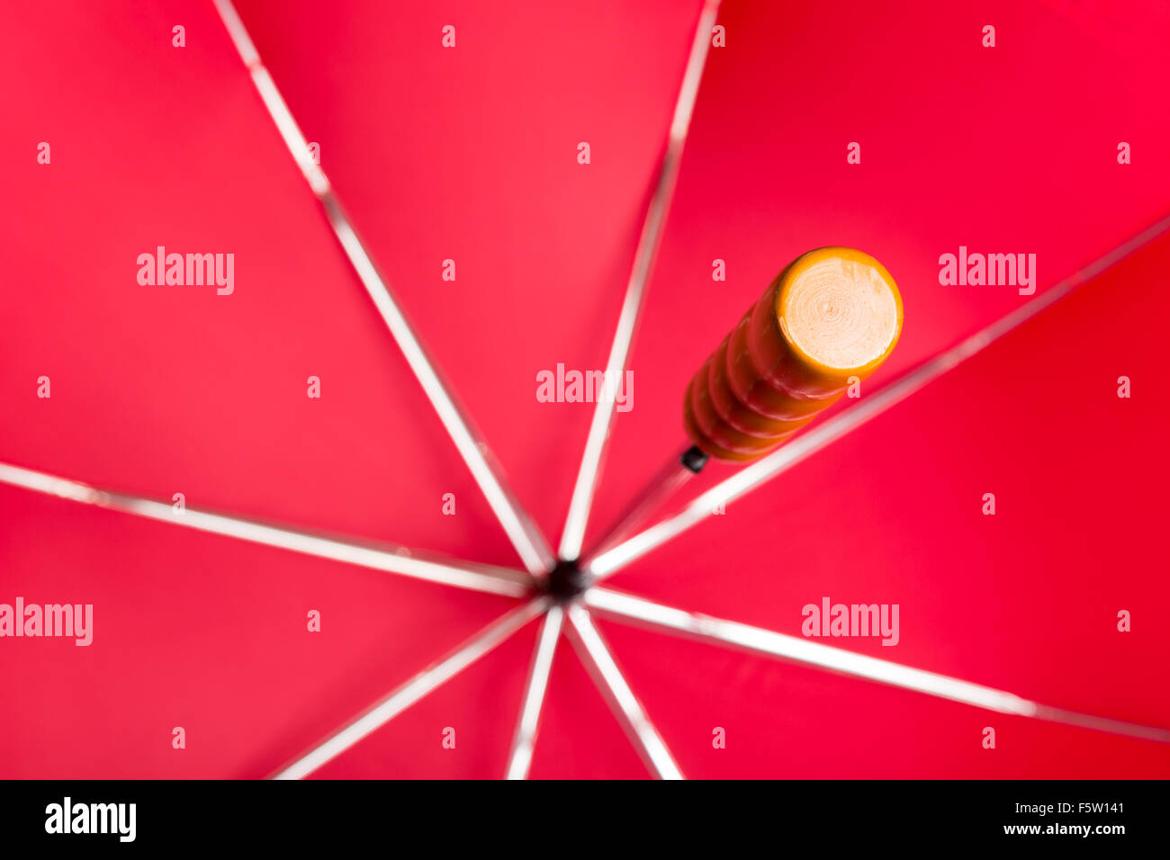 Close up of red umbrella Stock Photo - Alamy