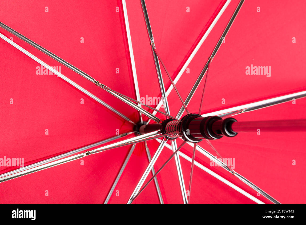 Red umbrella close up view Stock Photo - Alamy