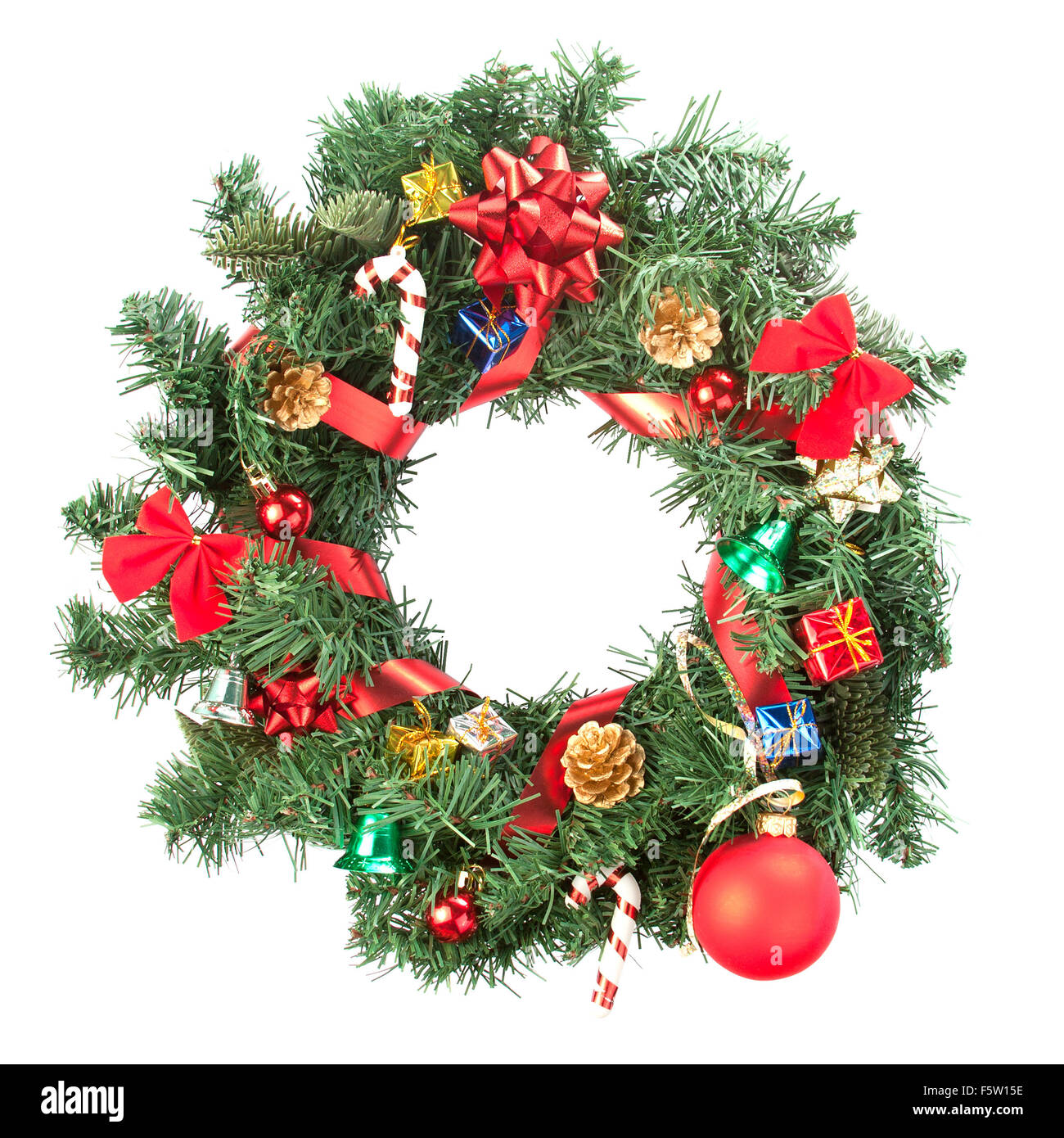 Decorative christmas wreath hi-res stock photography and images - Alamy