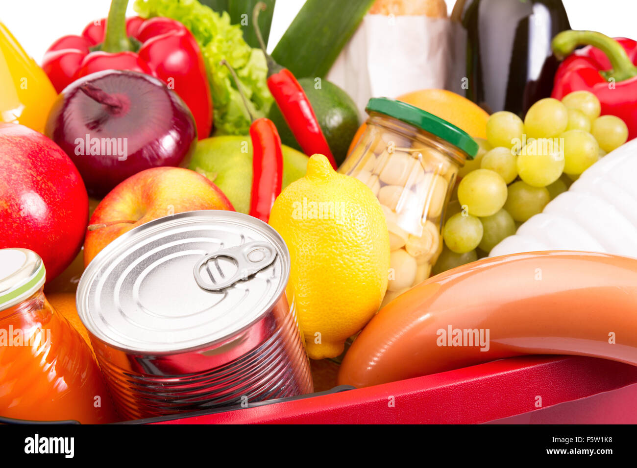 Various fruits and vegetables. Food set. Close-up photo Stock Photo - Alamy