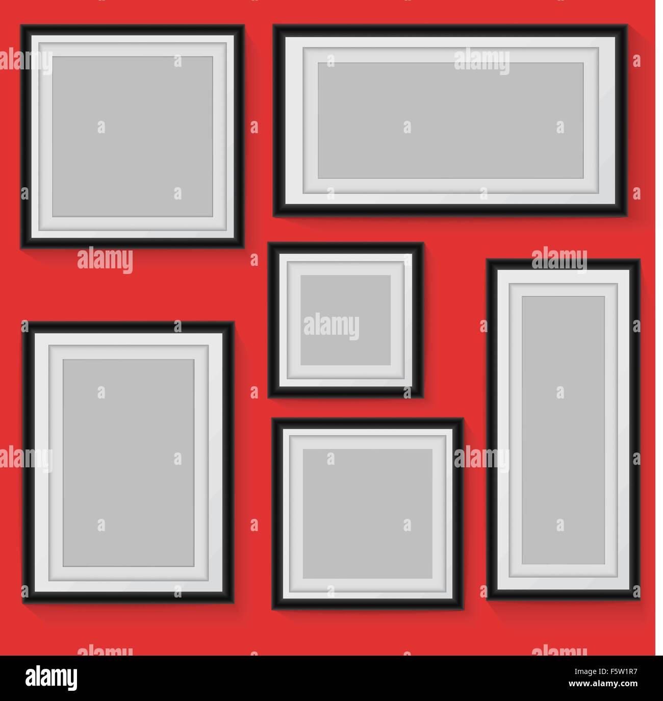 Set of vector frames on background Stock Vector Image & Art - Alamy