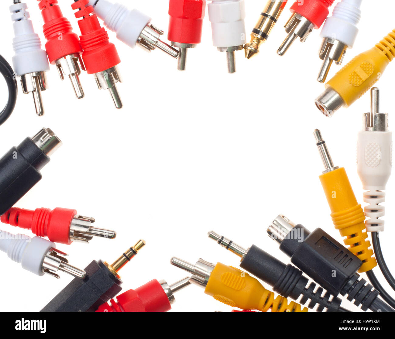 White cables isolated on hi-res stock photography and images - Alamy