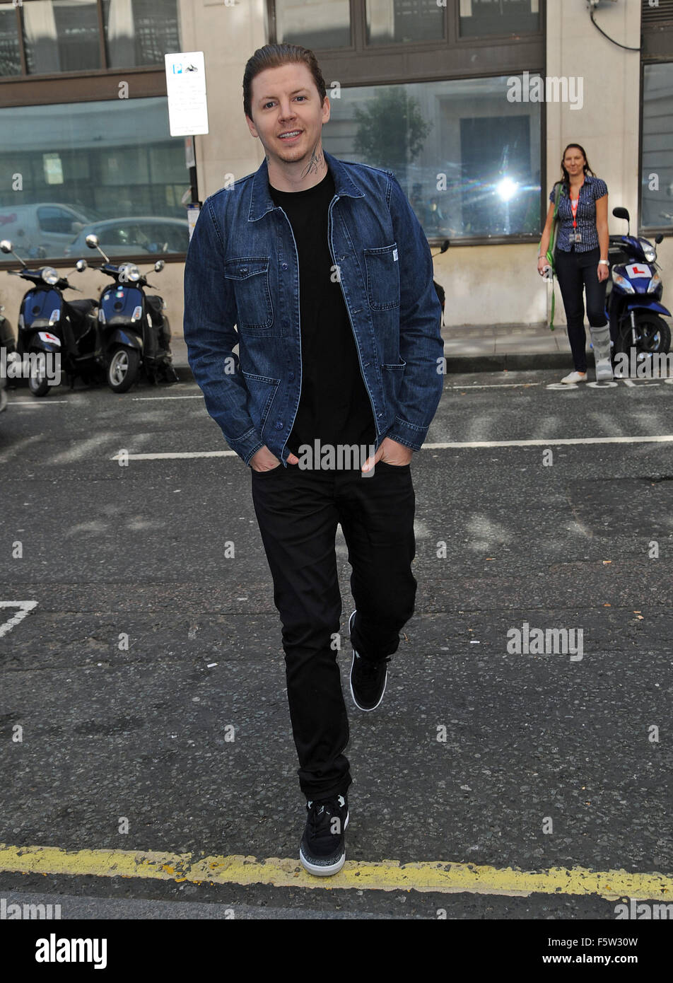 Professor Green at The BBC Featuring: Professor Green Where: London ...