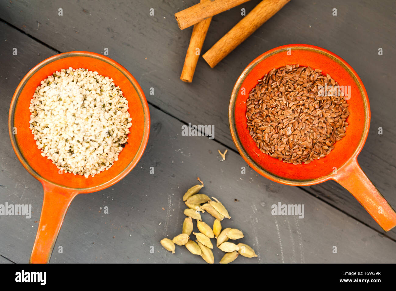 Different types of spices and seeds Stock Photo - Alamy