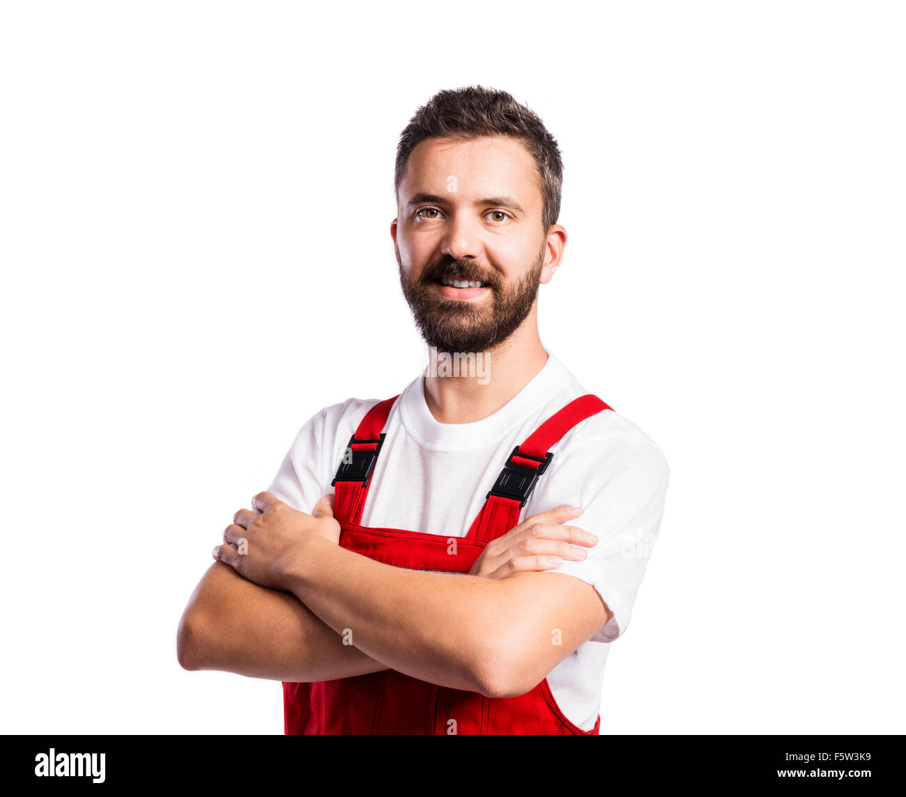 Handsome worker hi-res stock photography and images - Alamy