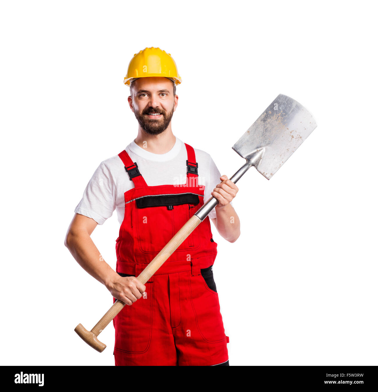 Young handsome worker Stock Photo - Alamy