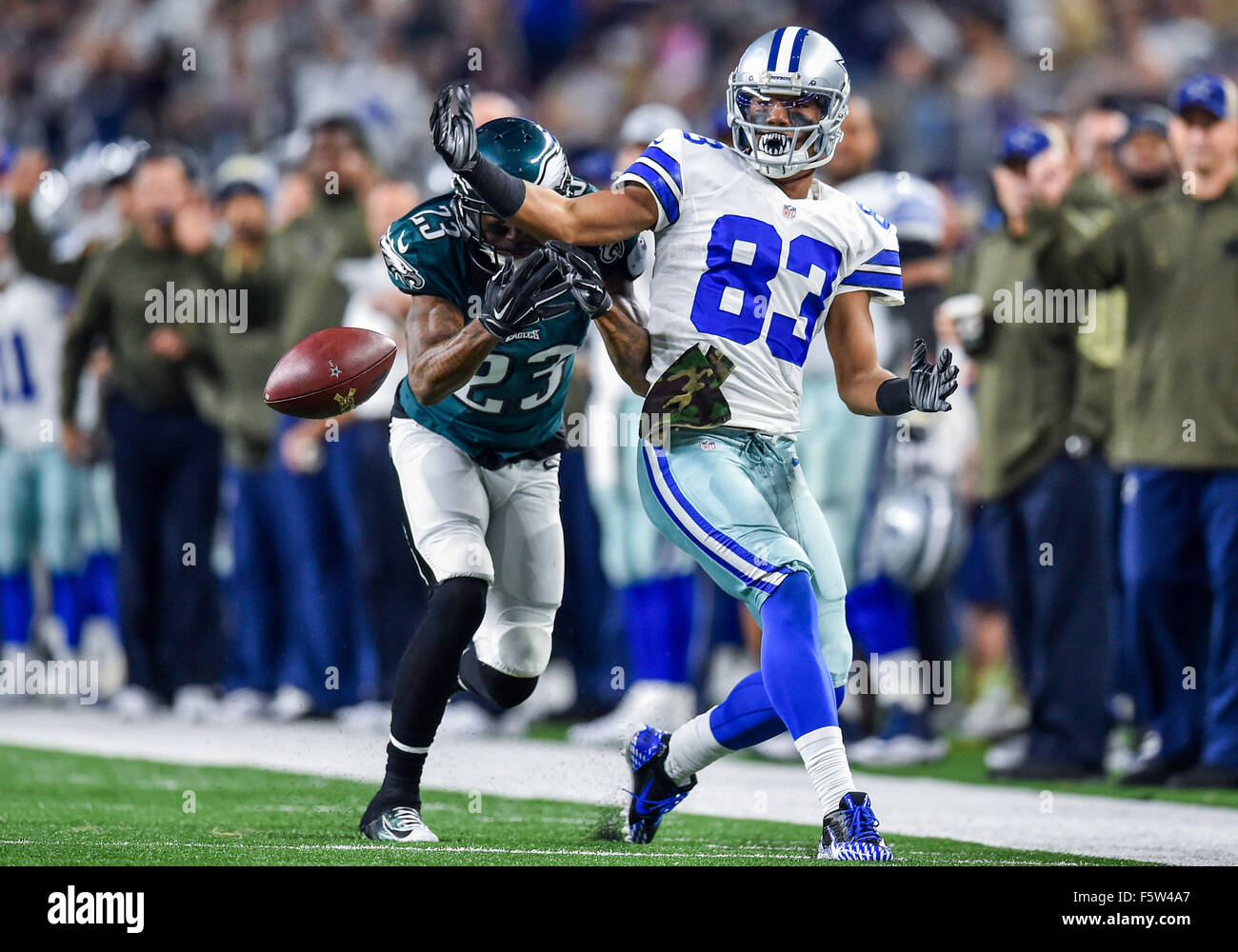 November 08th, 2015:.Dallas Cowboys wide receiver Terrance Williams (83 ...