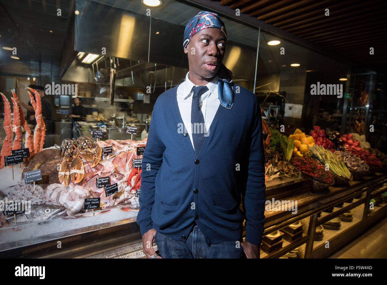 America's Next Top Model runway coach Miss J. out and about at Novikov ...